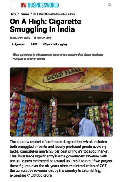 Cigarette Smuggling | Illegal Cigarette - Tiionline